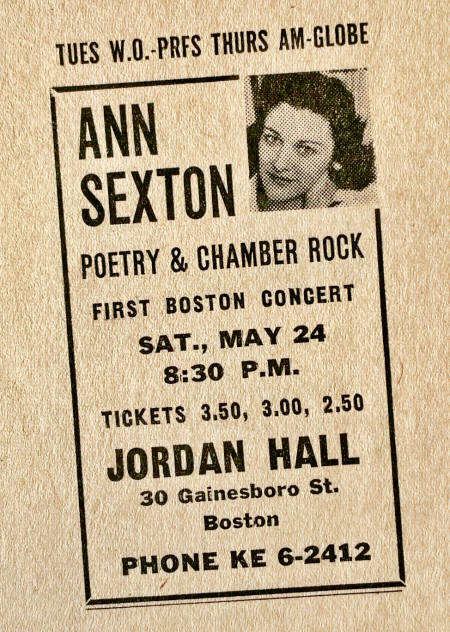 Anne Sexton And Her Kind Sound Recordings 1968 1971 Harvard Library